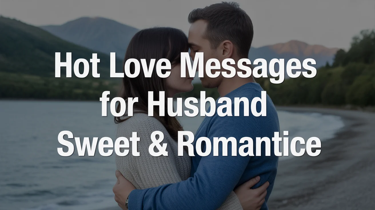 Hot Love Messages for Husband – Sweet & Romantic 2026 - Wishes Gaze